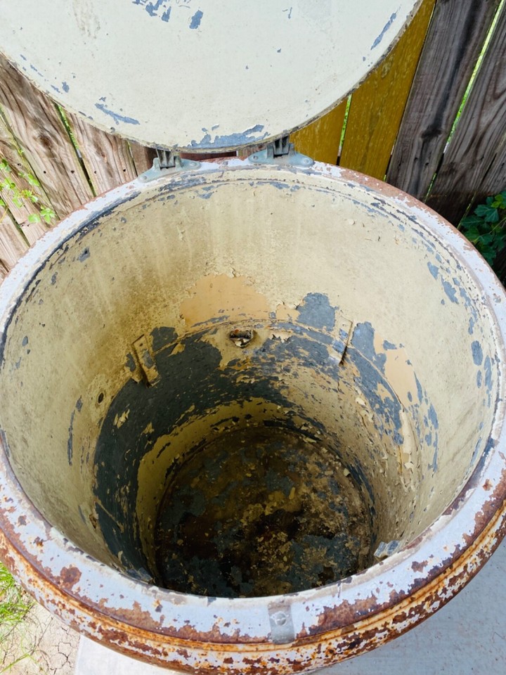 1905 Antique White Frost Refrigerator Co Industrial Pressed Steel Metal ...