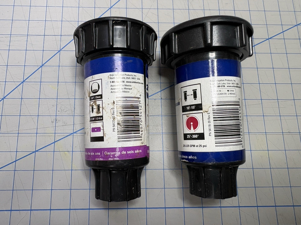 Orbit WaterMaster (LOT of 2) 2" Pop-Up Sprinkler Heads | eBay