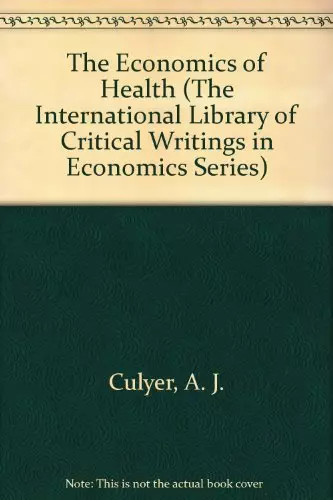 The Economics of Health, A. J. Culyer | eBay