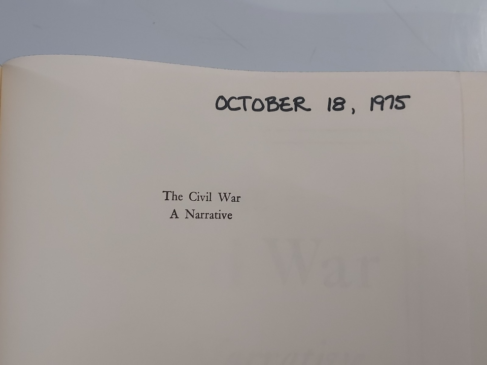 The Civil War A Narrative by Shelby Foote Complete Set Random House | eBay