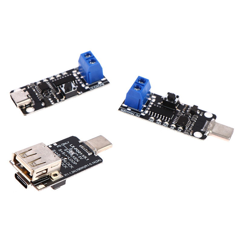 USB Type-C PD Decoy Trigger Board 9V 12V 15V Output PD 2.0 3.0 Trigger ...