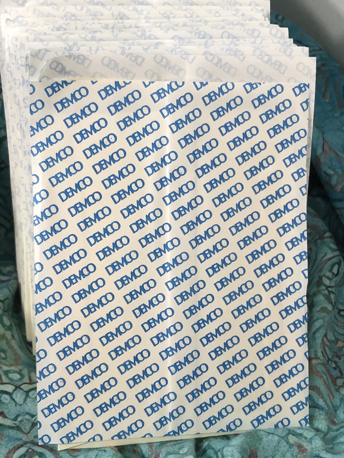 50 Demco Self Stick Library Book Pockets, AND 50 Blank Date Due Cards ...