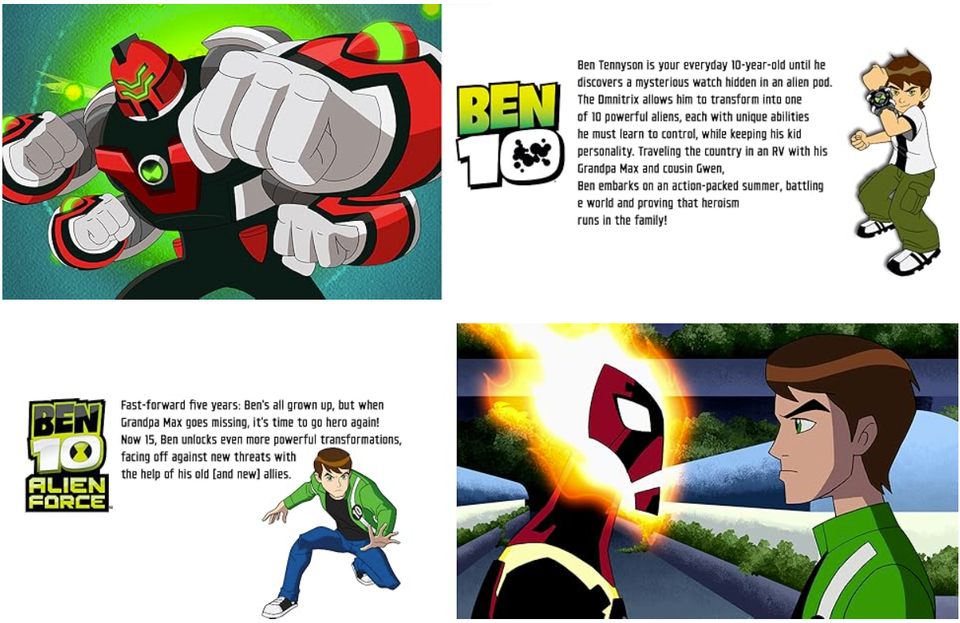 BEN 10 - THE COMPLETE COLLECTION DVD Set TV Series (200+ Episodes + 2 ...