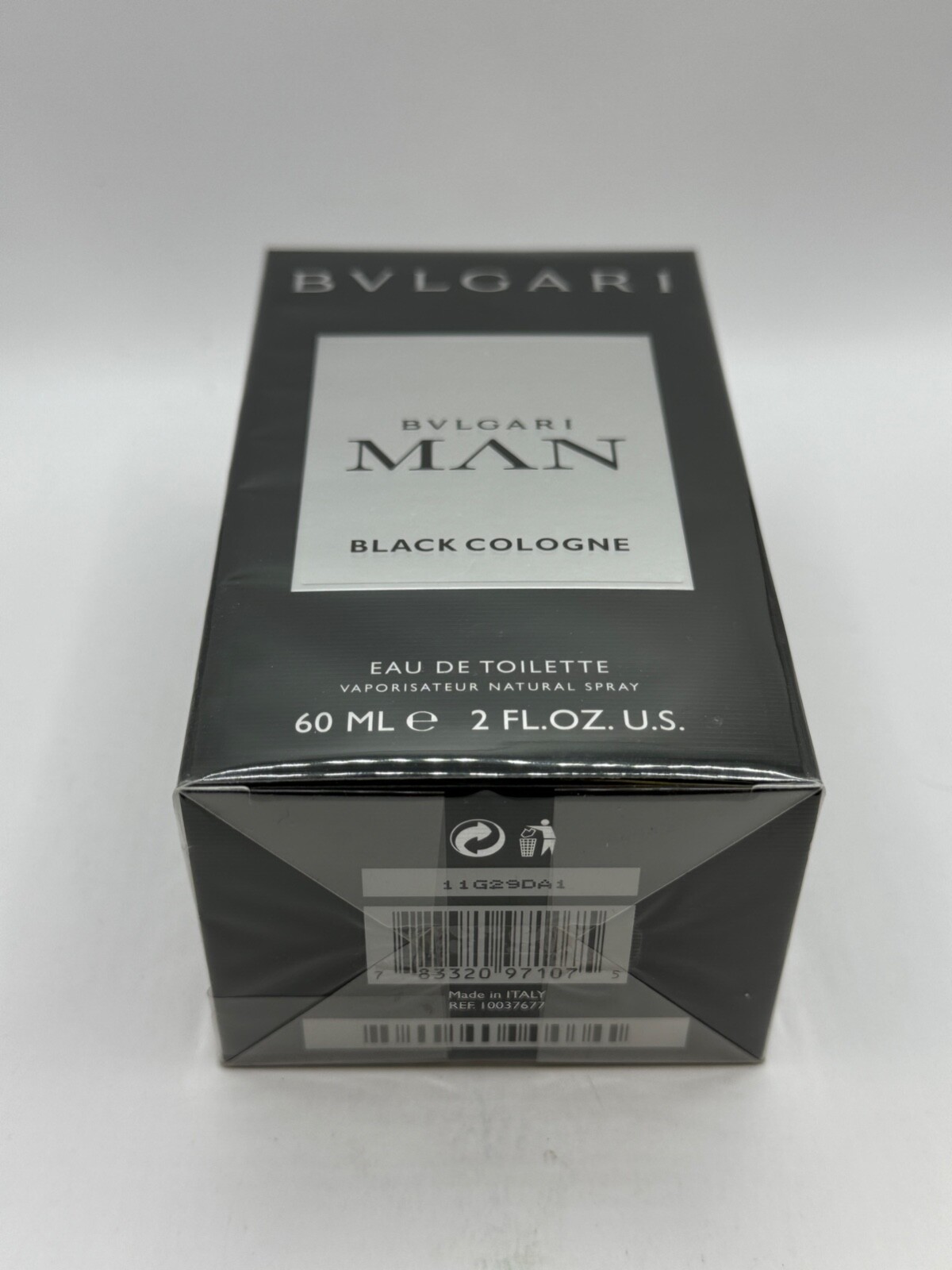 BVLGARI MAN BLACK COLOGNE BY BVLGARI 60ML EDT CLASSIC SPRAY(NEW WITH ...