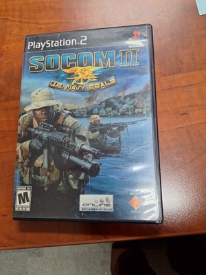 SOCOM II: U.S. Navy SEALs PS2 (Sony PlayStation 2, 2003) Game, Book ...
