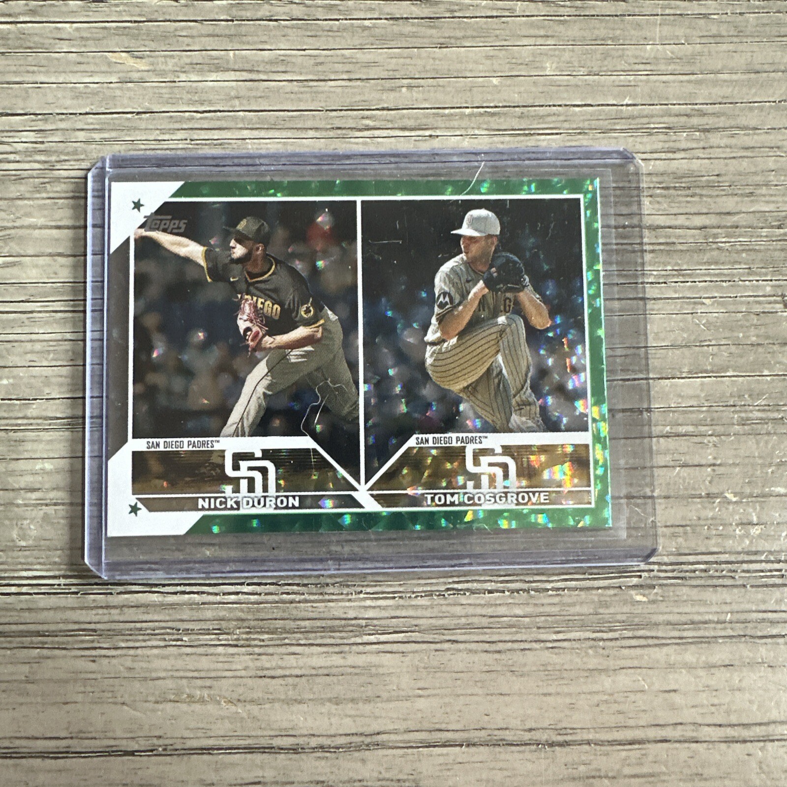 Nick Duron Tom Cosgrove Green Foil 290/499 2023 Topps Update Series # ...