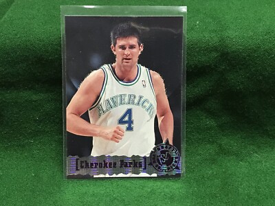 CHEROKEE PARKS, 1995-96 Stadium Club RC, Card #346. Dallas Mavericks ...