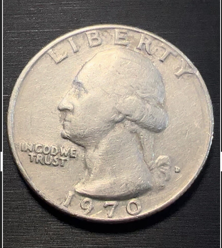 1970 D quarter error , D Filled | eBay