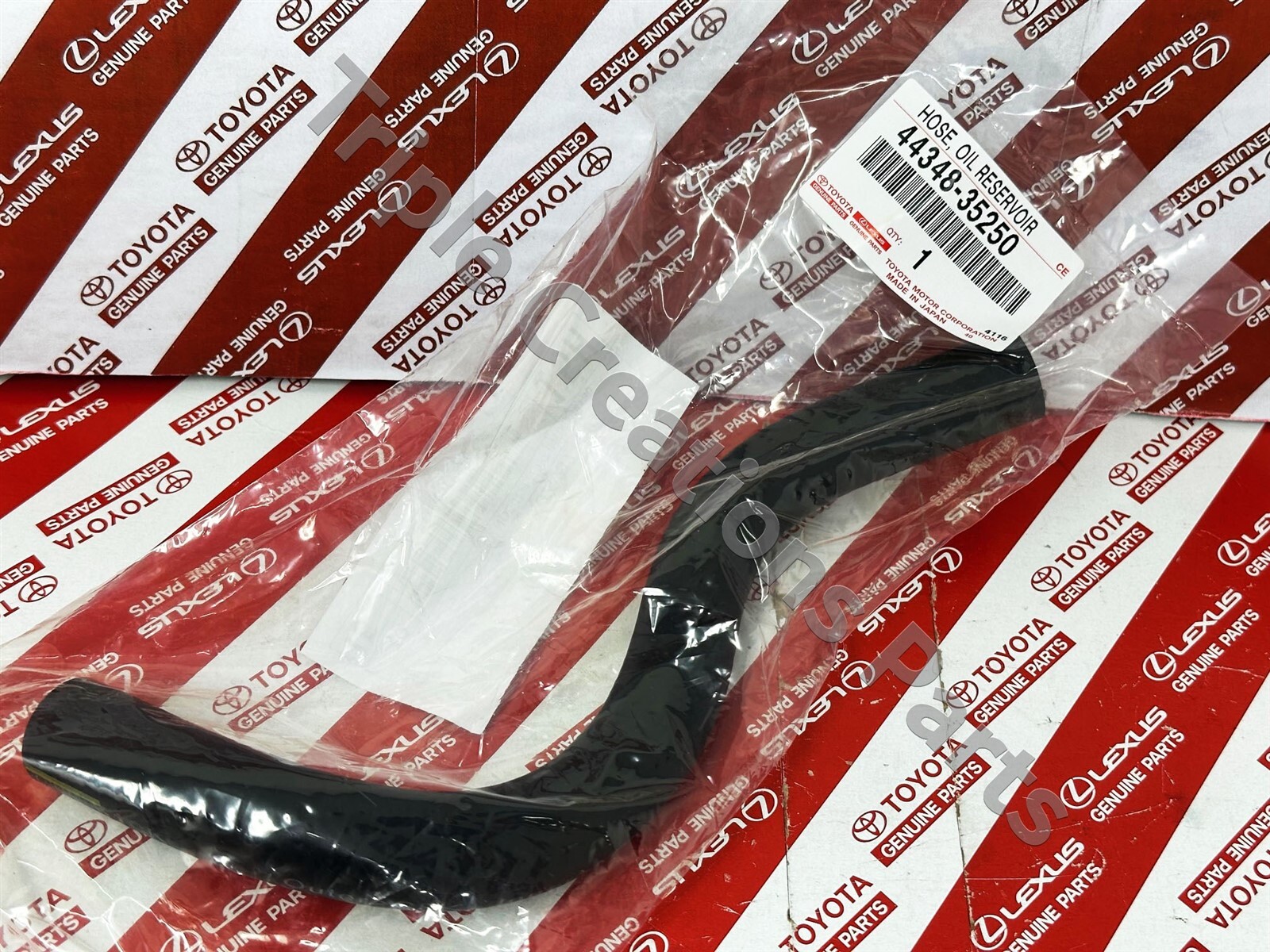 Toyota Genuine OEM 44348-35250 Oil Reservoir To Pump Hose No.1 ...