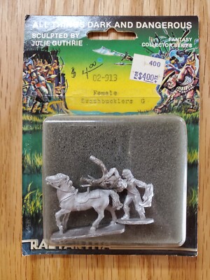 Ral Partha Female Swashbucklers Vintage Metal Miniature 02-913 Julie ...