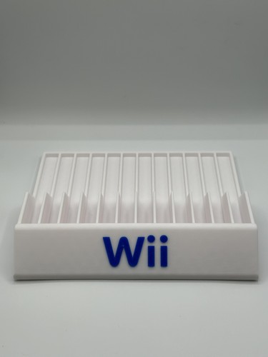 Wii Video Game Holder Stand - 12 Slot Storage Rack | 3D Printed ...
