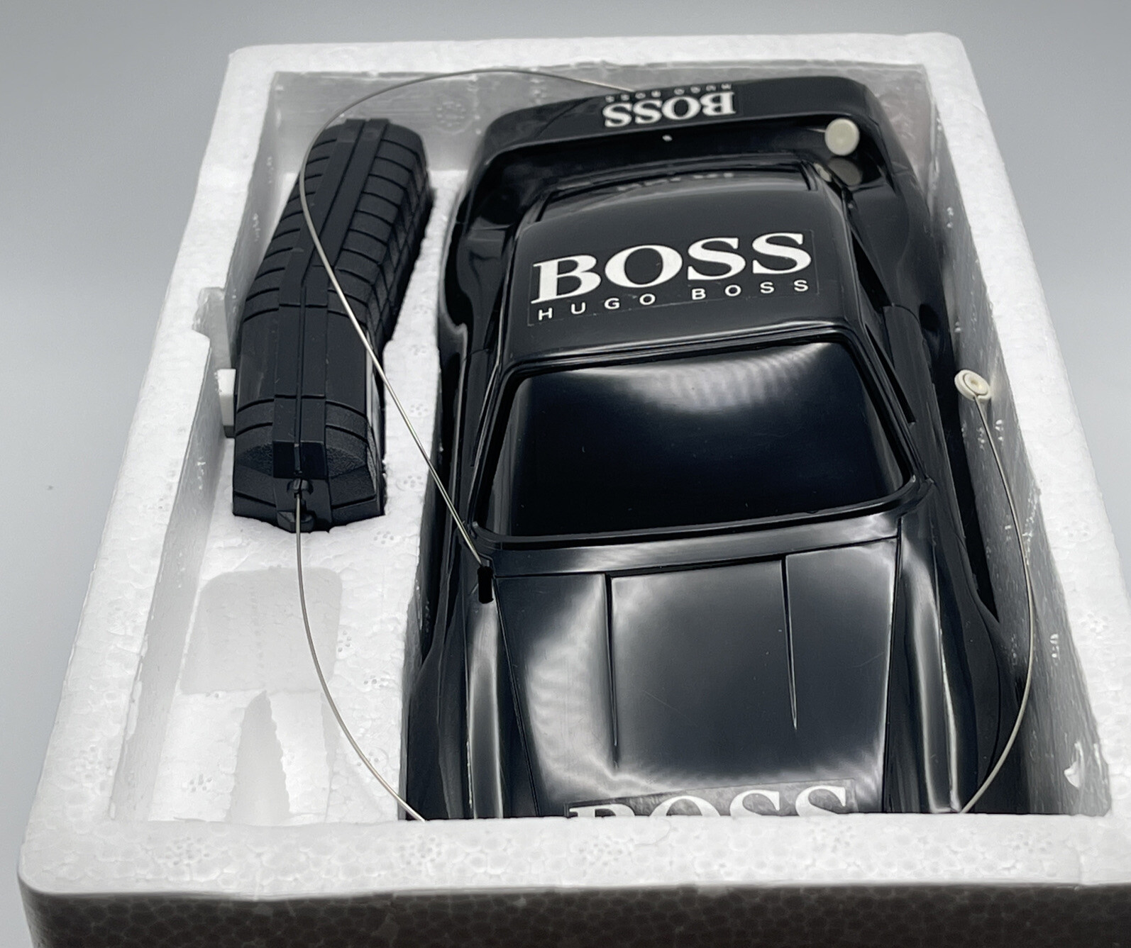 Rare VINTAGE 1990'S BLACK HUGO BOSS REMOTE CONTROL CAR IN BOX | eBay