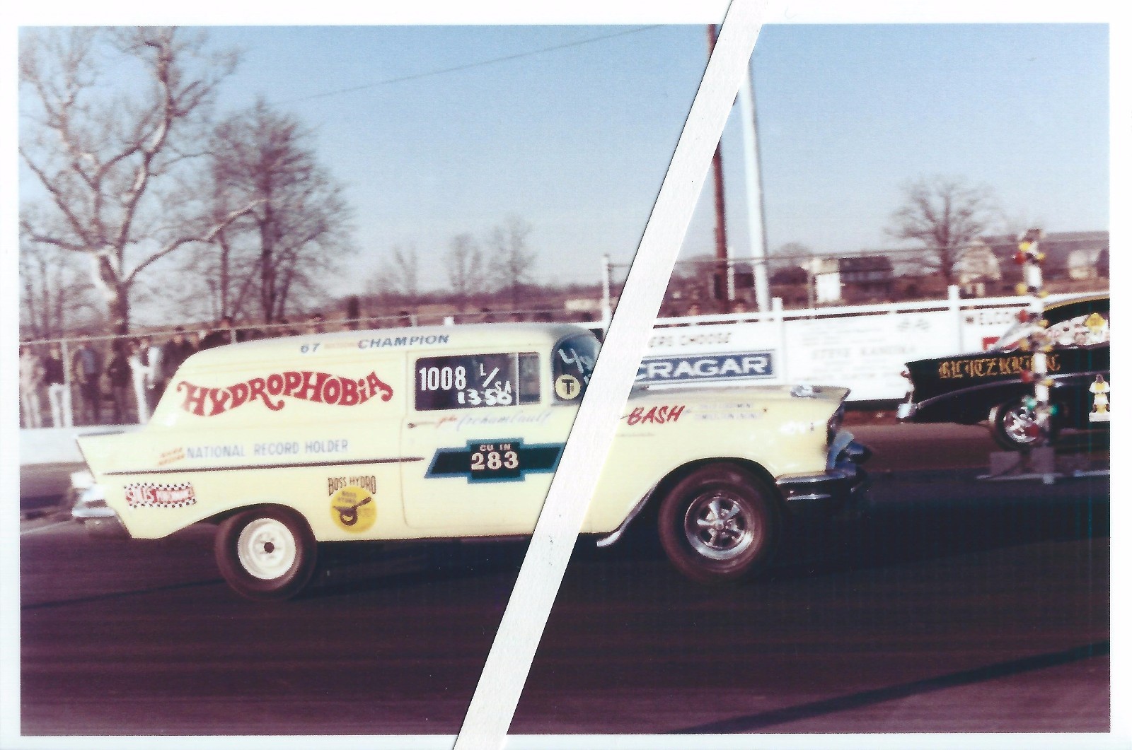 Vintage Drag Racing-"HYDROPHOBIA"-1957 283" Chevy L/SA-Cecil County ...