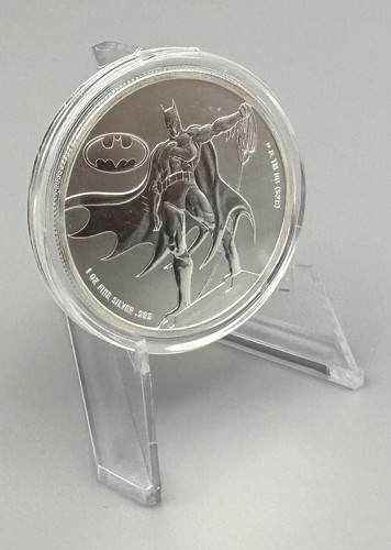 2023 Samoa 1oz Silver Batman DC Comics 999 Silver Coin Bat Signal Lasso ...