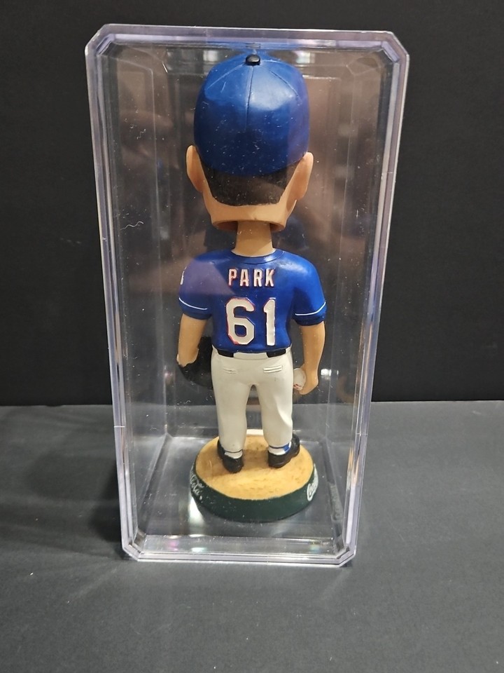 CHAN HO PARK TEXAS RANGERS #61 COCA-COLA CERAMIC BOBBLEHEAD EXCELLENT W ...