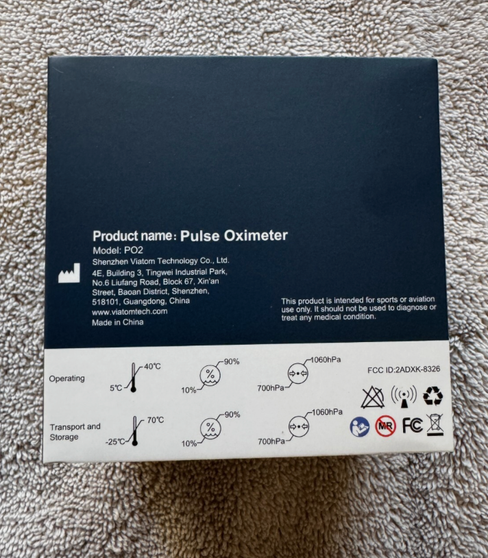 Wellue O2 Ring Rechargeable Wearable 0xygen Monitor Ring & Heart Rate ...