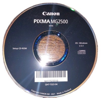 CANON Pixma MG2500 Printer Setup CD-ROM Disc 2021 | eBay