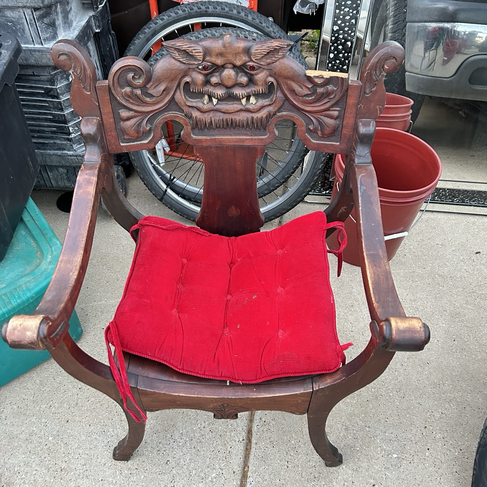 Stomps Burkhardt Saddle Chair (Gothic Victorian Gargoyle Chair) | eBay