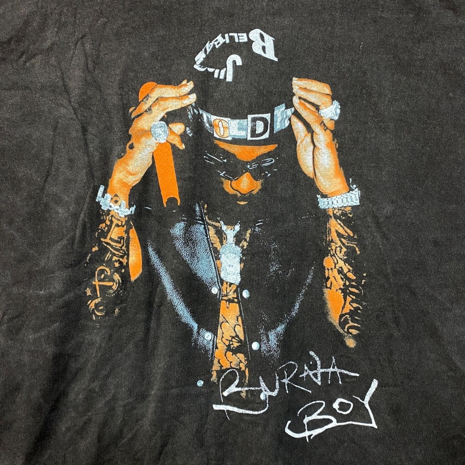 Burna Boy I Told Them Tour Graphic Design T-Shirt 3XL | eBay