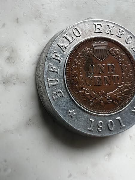 1901 NY Lucky Penny Pan American Expo - Good Luck Encased PAN | eBay