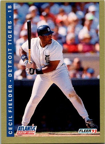 1993 Fleer Atlantic Baseball Card #8 Cecil Fielder Tigers | eBay