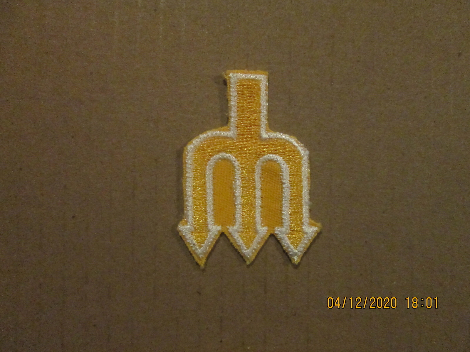 MLB Seattle Mariners Vintage Circa 1970's Pitchfork Yellow Logo ...