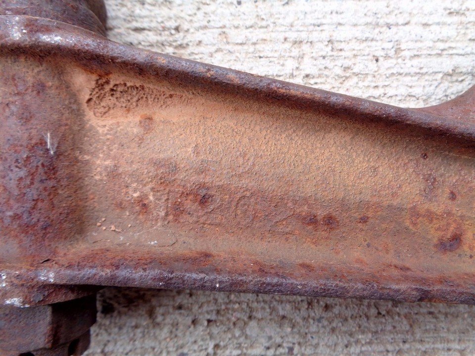 1913 1914 Model T Ford DB FRONT AXLE w/ EARLY SPRING PERCHES Original ...