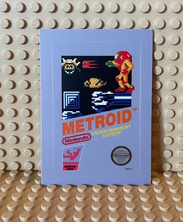 Custom LEGO Cartridge Labels Stickers for LEGO NES 71374 MOC CHOOSE ...