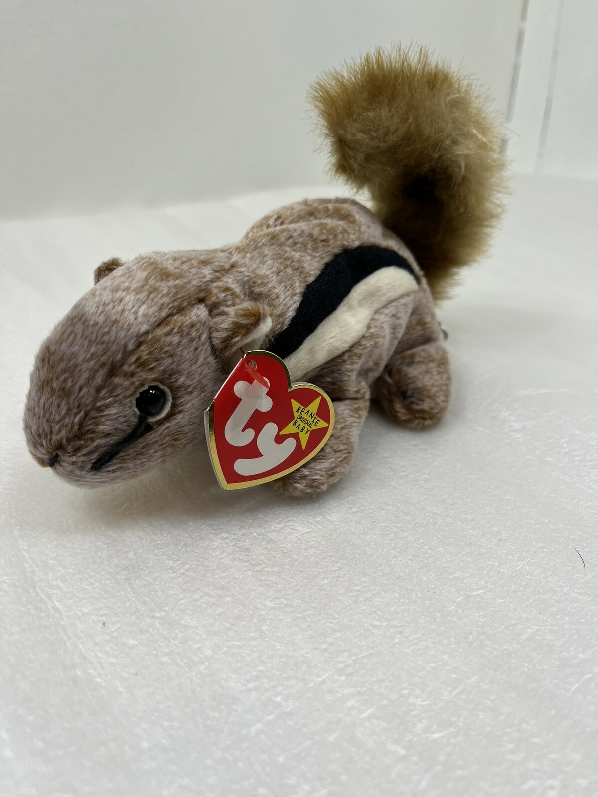 Ty Beanie Baby: Chipper the Chipmunk RETIRED W Tag Protector | eBay