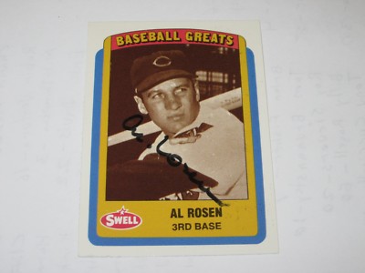 Al Rosen Autograph Baseball Card 3 | eBay