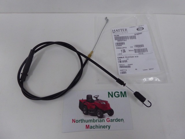 Genuine Hayter Motif 48/53 Lawn Mower Clutch Cable Ha434002 for sale ...