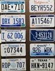Large lot of 20 old colorful license plates - bulk - many states - low ...