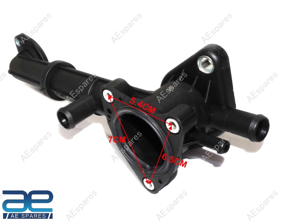 Thermostat Housing Long Type For Hyundai I10, I20 Kappa, Santro 25622 ...