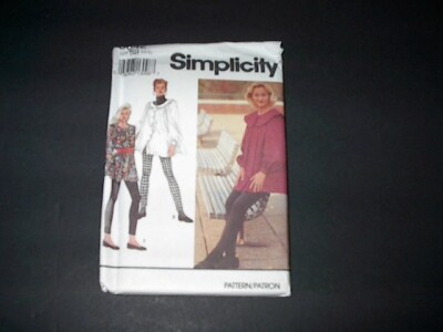 Simplicity Pattern 8042 Misses' Leggings and Loose-Fitting Top 3 Styles ...