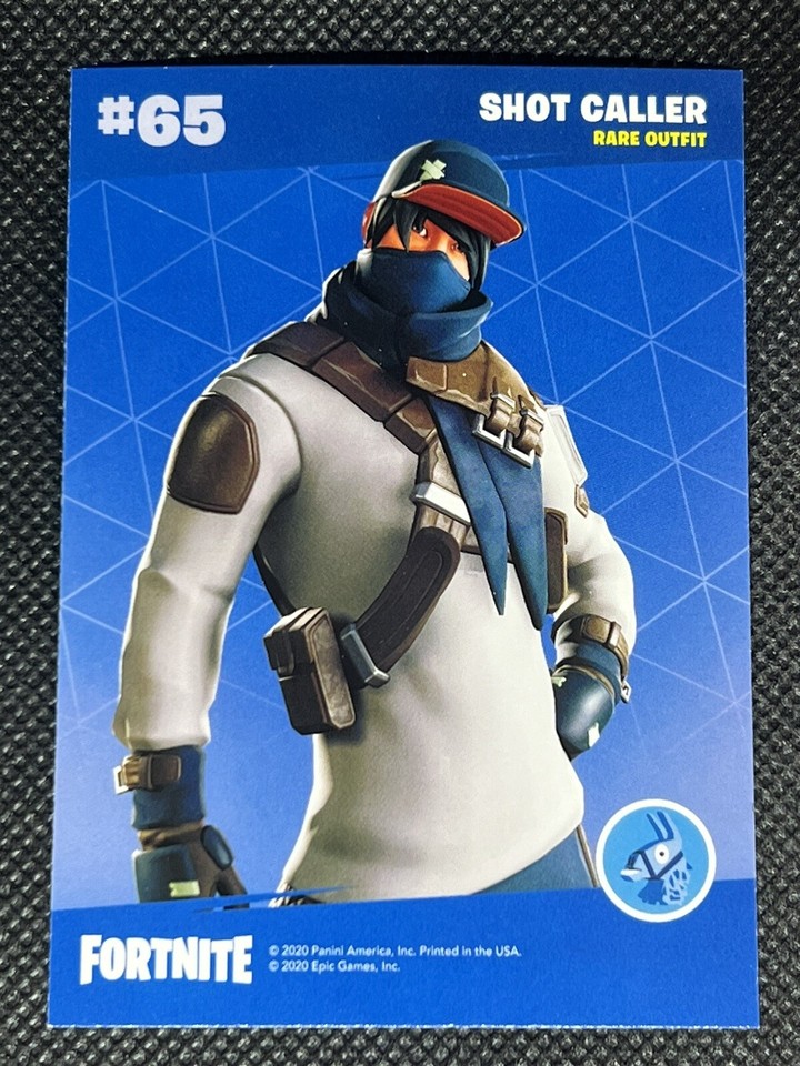 2020 Panini Fortnite Series 2 SHOT CALLER #65 RARE OUTFIT | eBay