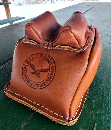 GUN REST THICK LEATHER EASILY PORTABLE BY BALD EAGLE MACHINE CO ...