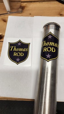 F.E. Thomas Rod Tube Labels | eBay