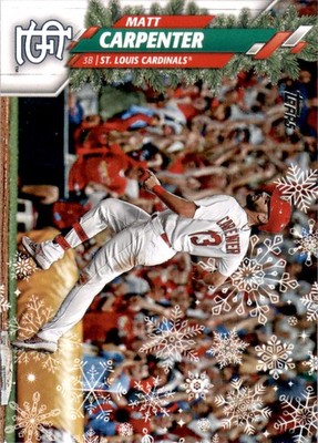 2020 Topps Walmart Holiday Baseball Card #HW109 Matt Carpenter | eBay