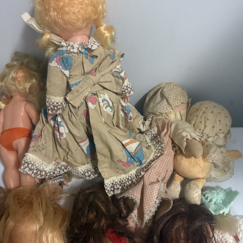 Vintage Doll Lot Assorted Mixed Dolls – For Repair, Display, or Resale ...