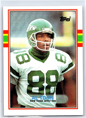 AL TOON 1989 Topps New York Jets Football Card #225 | eBay