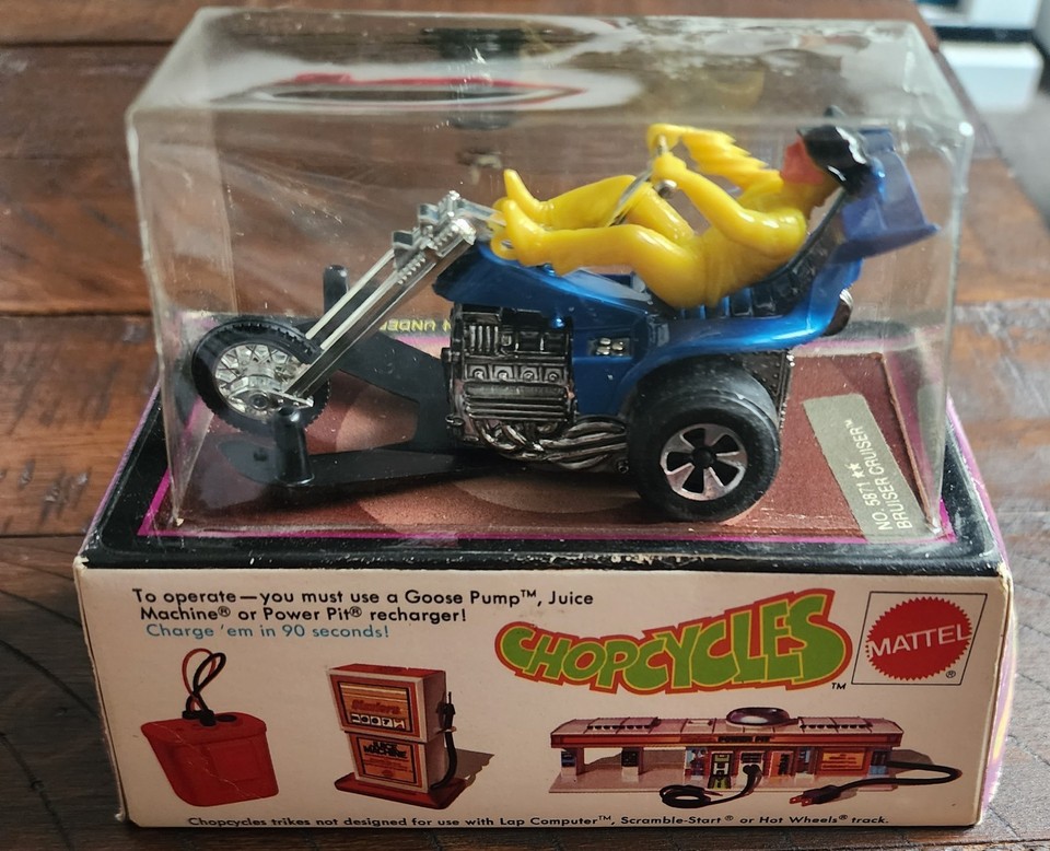 Vintage 1971 Chopcycles Bruiser Cruiser Hot Wheels Sizzlers New Never ...