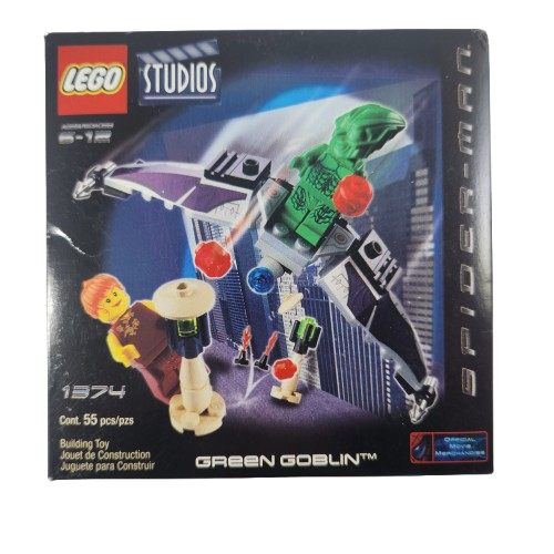 Lego Studios Spider-Man Green Goblin 1374 Used, Complete - Figures, Box ...