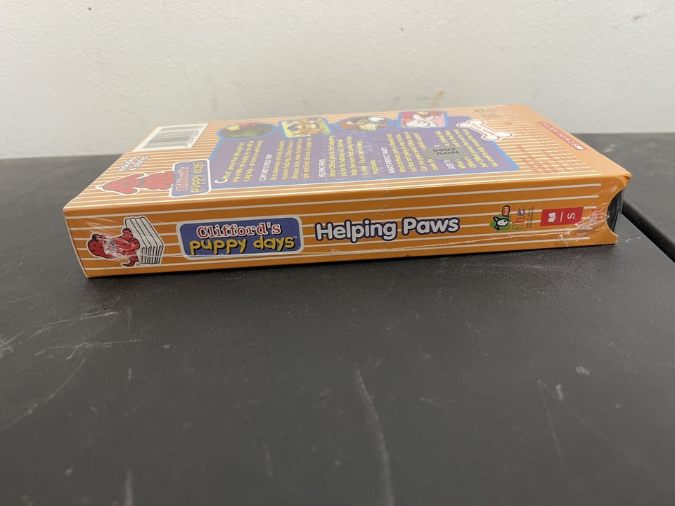 Clifford The Big Red Dog VHS Sealed New! Puppy Days Helping Paws PBS ...