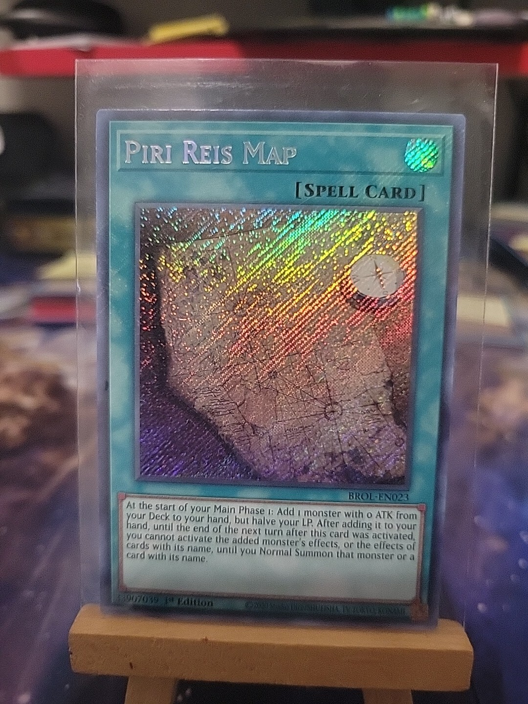 Yu-Gi-Oh! TCG Piri Reis Map Brothers of Legend BROL-EN023 1st Edition ...