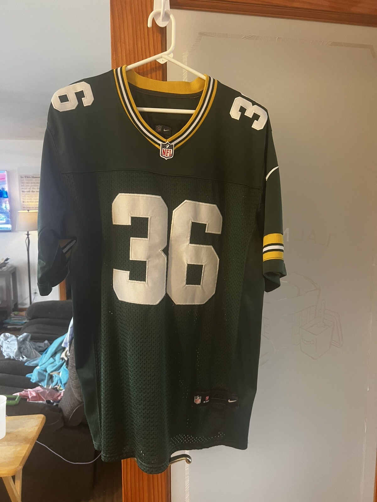 Vintage Green Bay Packers LeRoy Butler #36 NFL Nike Jersey Size 48Green ...