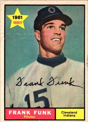 Frank Funk Signed 1961 Topps Autographed Card Indians #362 | eBay