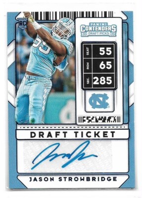 Jason Strowbridge 2020 Contenders rookie auto rookie MIAMI DOLPHINS | eBay