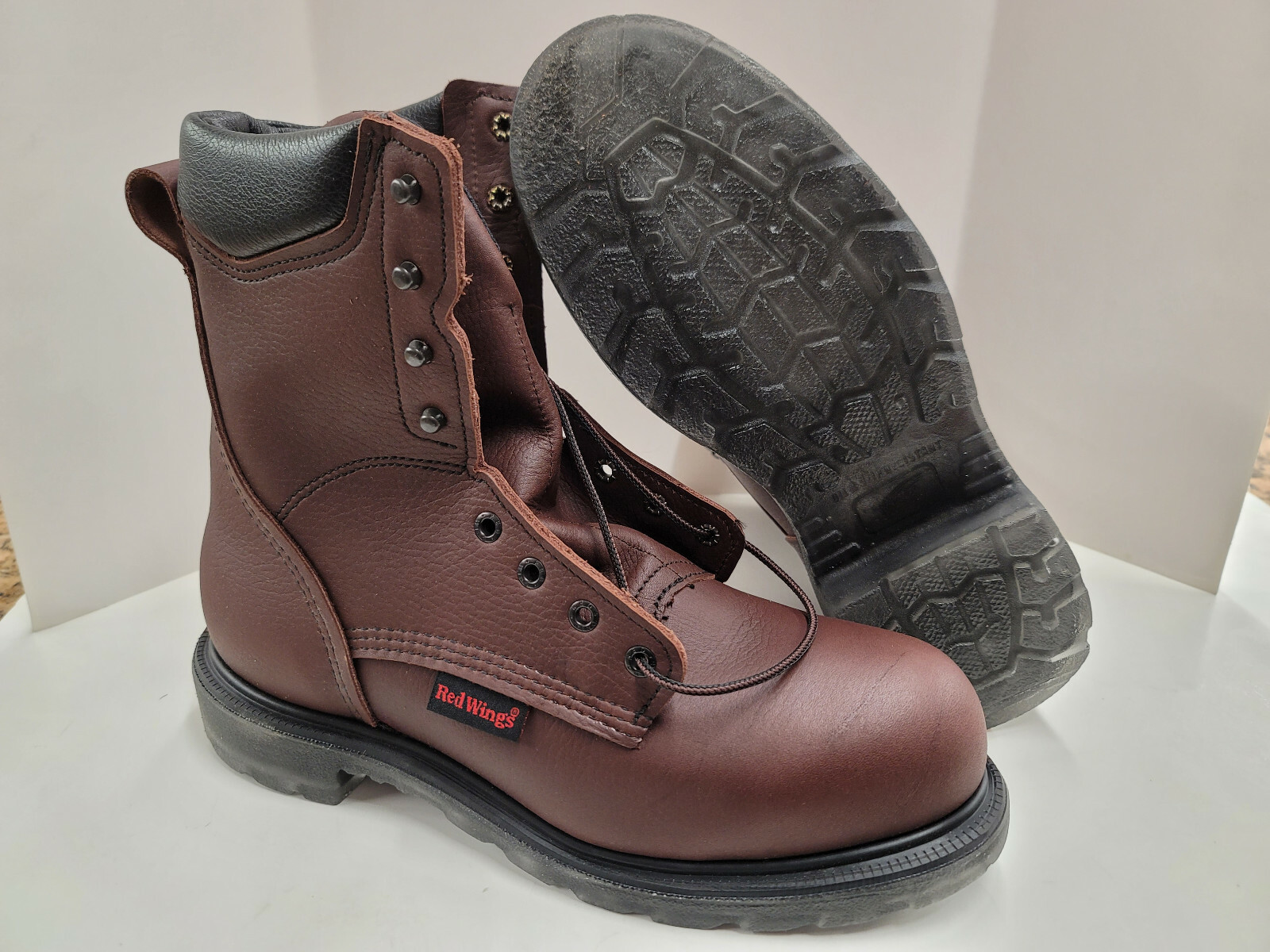 RED WING Steel Toe Electrical Hazard Resistant Leather Boots 2408 MADE ...
