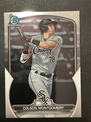 Colson Montgomery 2023 Bowman Draft Chrome Card BDC-191 Chicago White ...