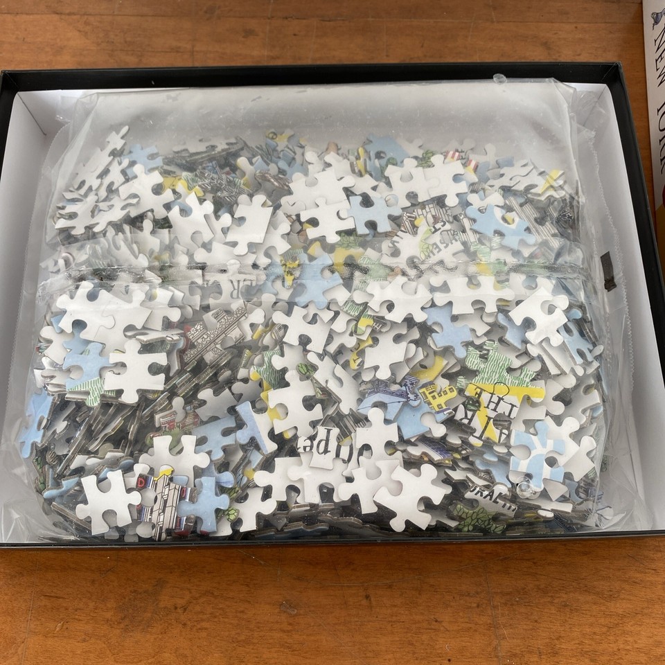 GALISON 1000 Piece New York City Map Jigsaw Puzzle NYC - New but box ...